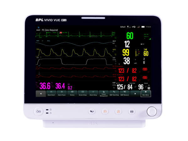 BPL Vivid Vue M12 Patient Monitor | BPL Medical Technologies | Critical ...